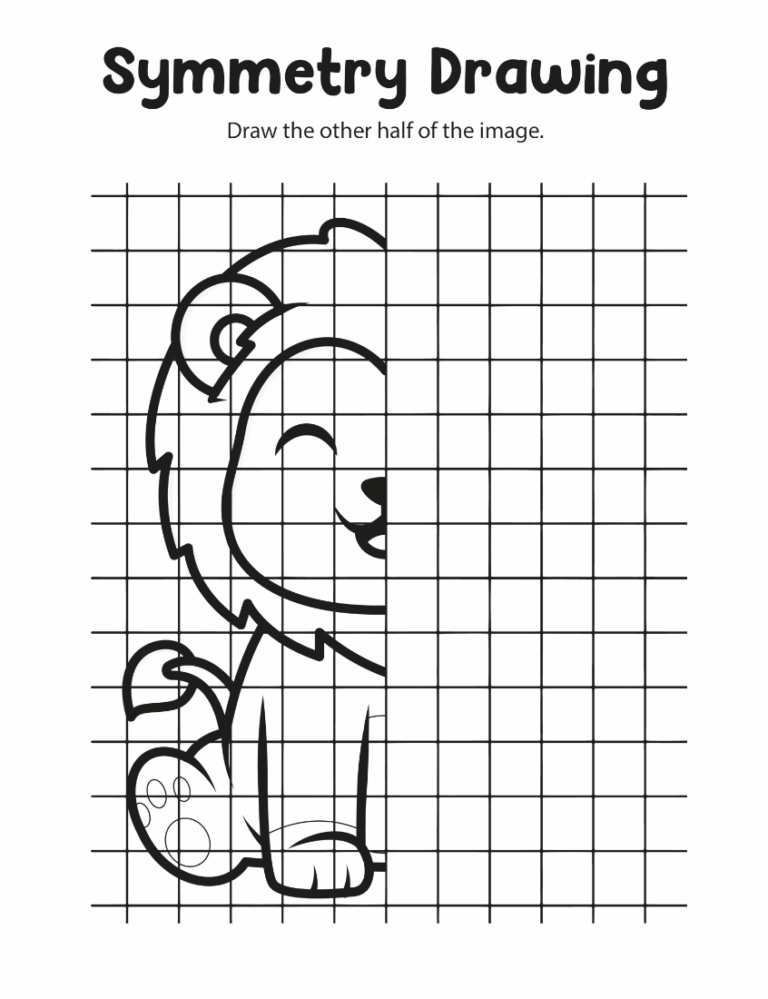 Animal Symmetry Drawing - Nannies and Mommies