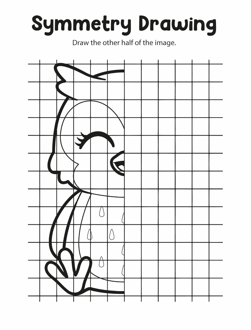 Animal Symmetry Drawing - Nannies and Mommies