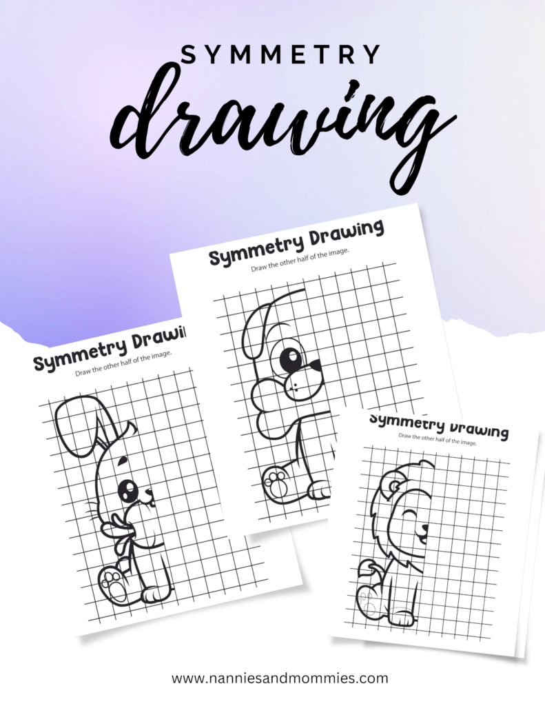 Animal Symmetry Drawing - Nannies and Mommies